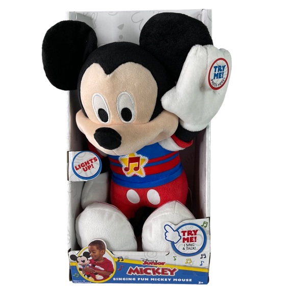Toys | Mickey Mouse Talking Singing Fun Plush | Poshmark
